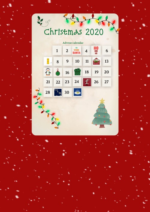Advent calendar | Genially