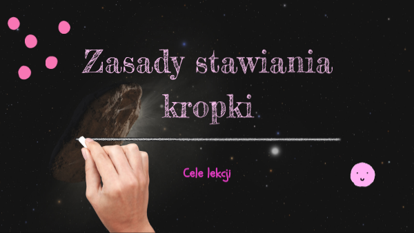 Zasady stawiania kropki 5 | Genially
