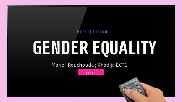 GENDER EQUALiTY PRESENTATION | Genially