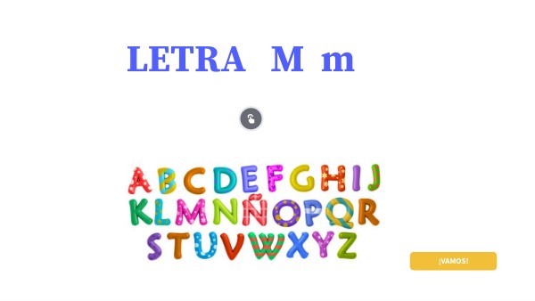 LETRA "M" | Genially