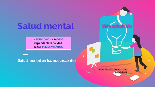 SALUD MENTAL EN LOS ADOLESCENTES | Genially