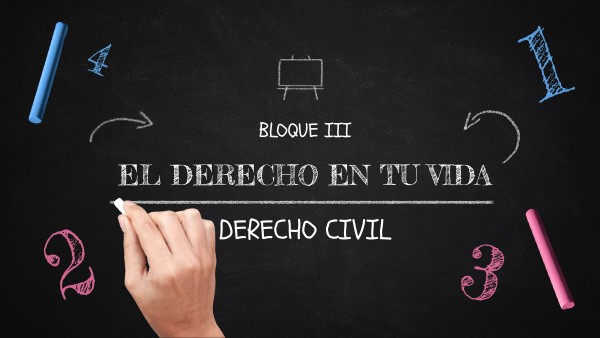 BLOQUE III. Derecho Civil. | Genially