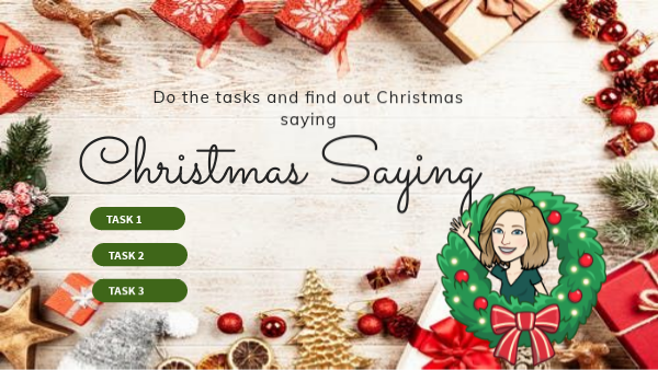 Christmas Saying | Genially