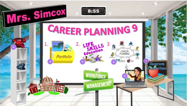 Career Planning 9 Bitmoji Classroom