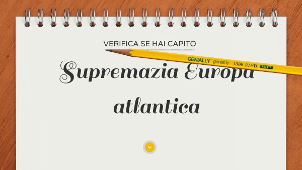 La supremazia dell'Europa atlantica