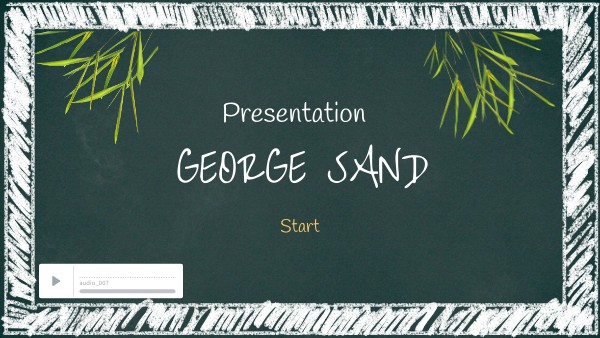 george sand | Genially