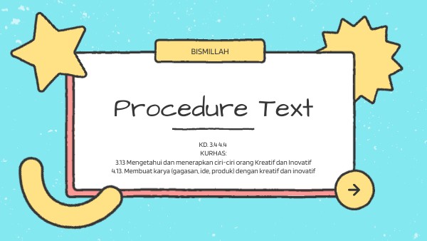 PROCEDURE TEXT | Genially