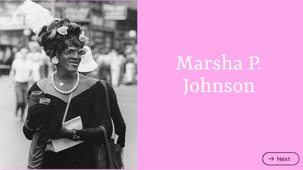 Diapo Marsha P. Johnson