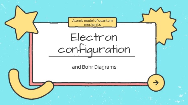 MET6 - Electron configuration and Bohr Diagrams