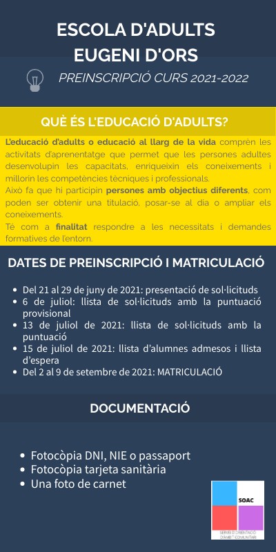 Escola d'adults Eugeni d'Ors | Genially