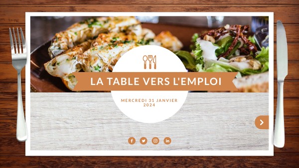 Table vers l'emploi | Genially