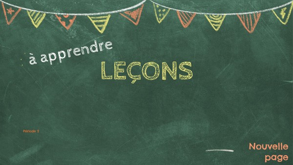 LECONS PERIODE 2 | Genially