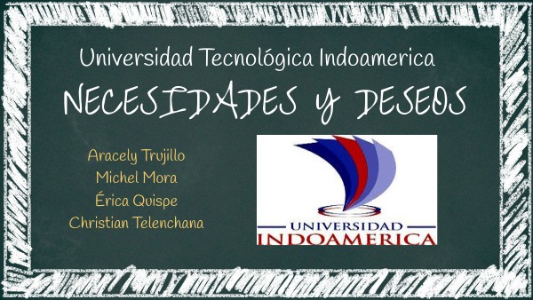 Necesidades y Deseos