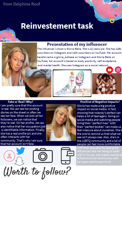 Influencer project | Genially