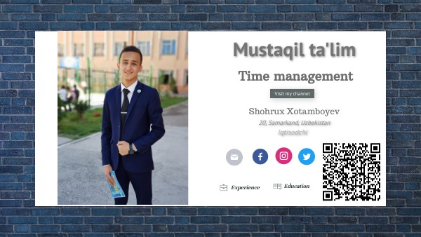 Time management | Genially