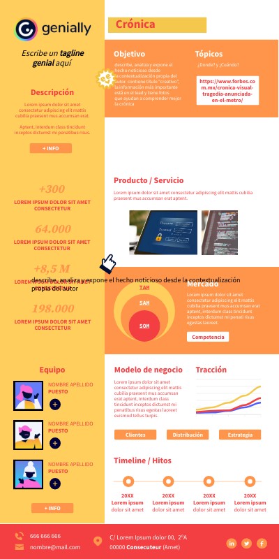 ONE PAGER VERTICAL GENIAL | Genially