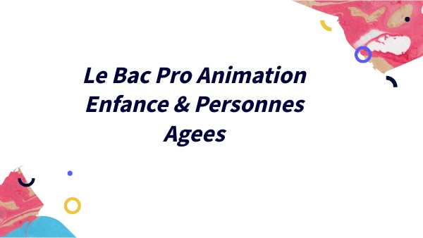 Présentation PFMP & Modalités d'examen 1ère et Terminale AEPA | Genially