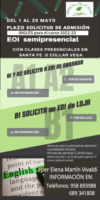 SOLICITUD ADMISION EOI 22-23