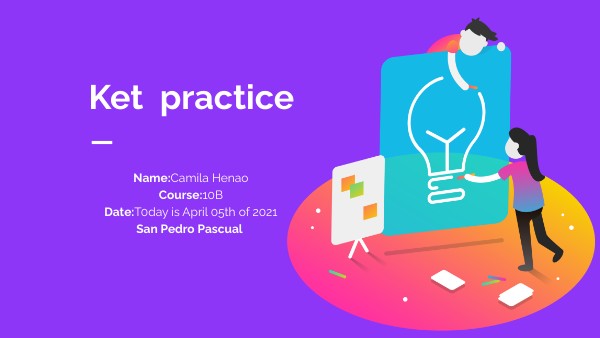Ket practice | Genially