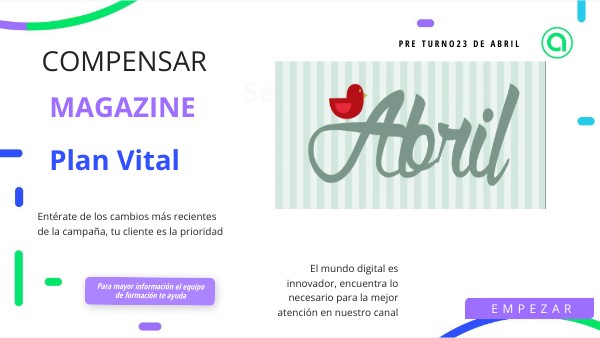 Plan Vital pre-turno 23/ABRIL | Genially