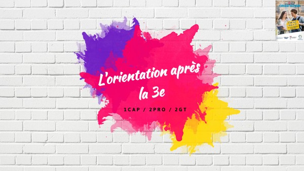 Orientation post-3e | Genially