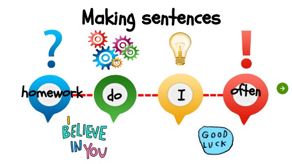 Making Sentences 2 | Genially