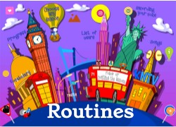 Routines with teacher Carlos