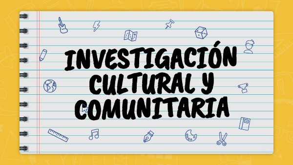 Investigación cultural y comunitaria