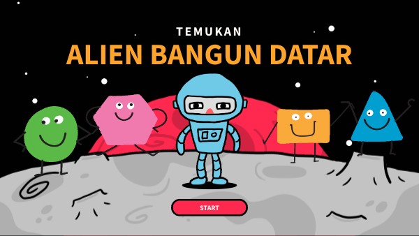 Serangan Alien Bangun Datar | Genially