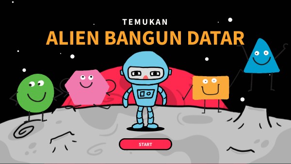 Serangan Alien Bangun Datar