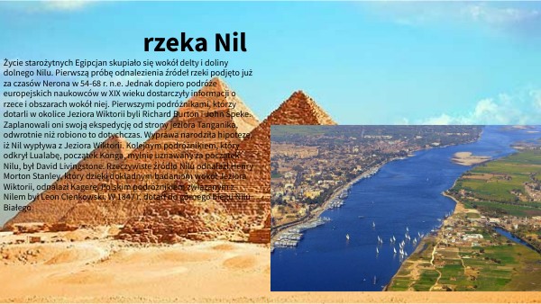 Nil prezentacja | Genially