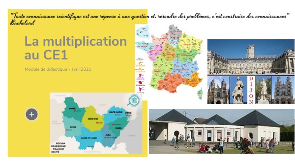 La multiplication au CE1 | Genially