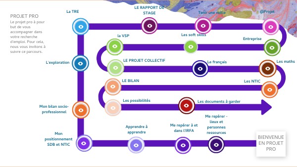 PARCOURS PROJET PRO | Genially