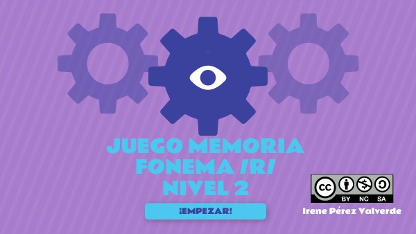 JUEGO MEMORIA FONEMA /R/ NIVEL 2