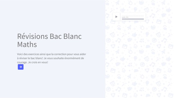 Bac Blanc révisions