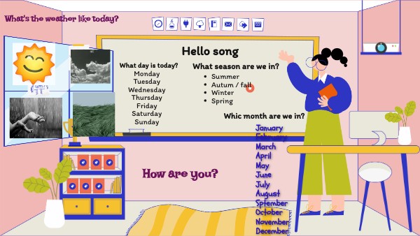 English routine | Genially