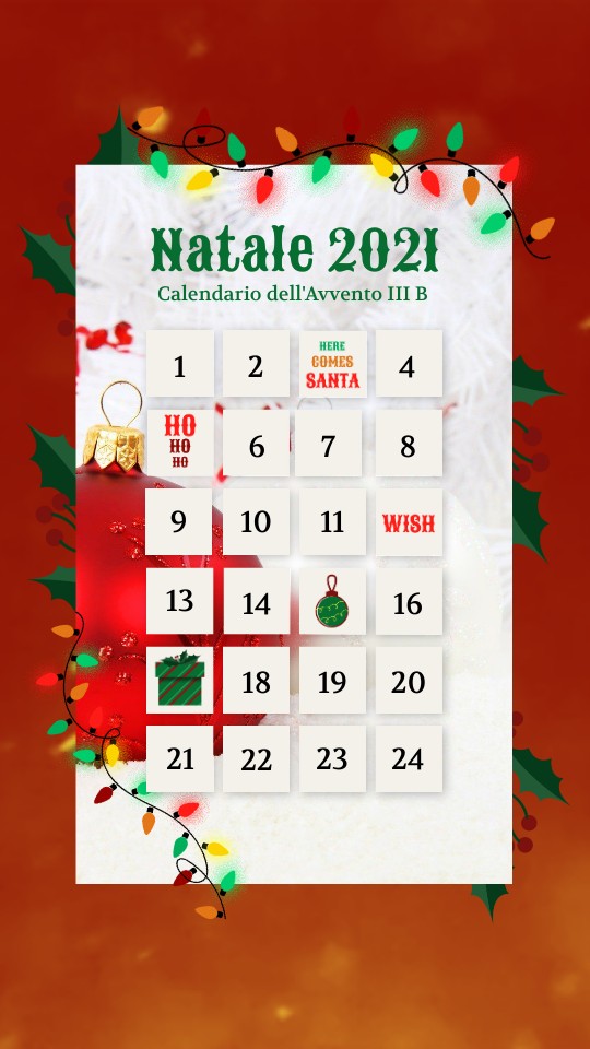 Calendario Avvento 2021 | Genially