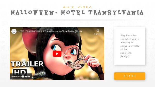 QUIZ VIDEO Hotel Transylvania