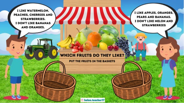 WHICH FRUITS DO THEY LIKE?
