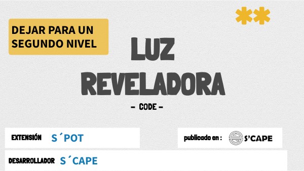 luz REVELADORA | Genially
