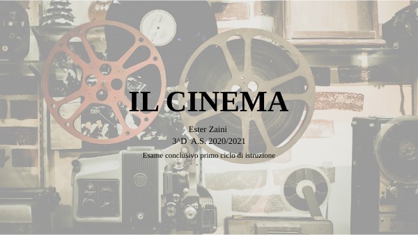 Cinema | Genially