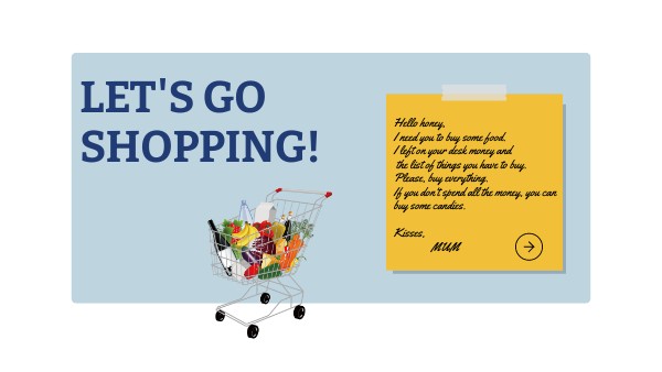 LET'S GO SHOPPING! | Genially
