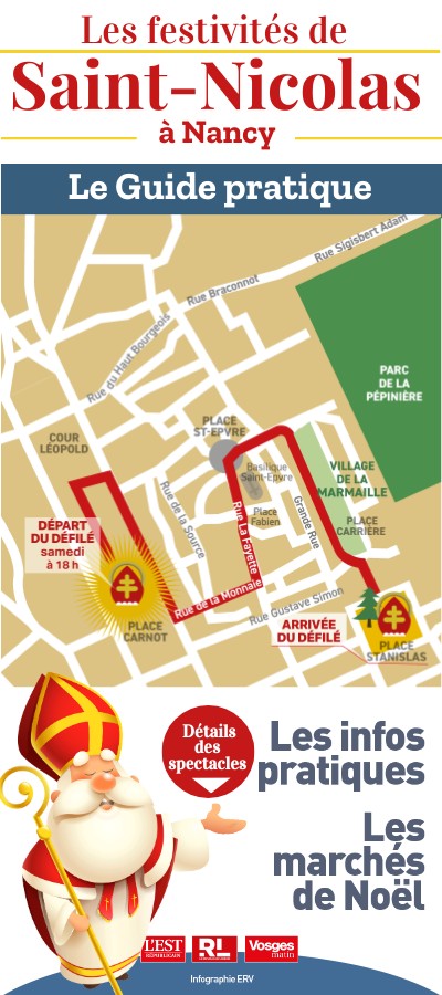 Le guide pratique de la Saint-Nicolas à Nancy | Genially
