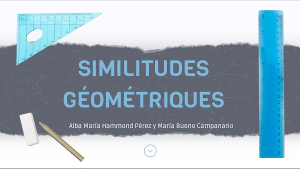 SIMILITUDES GÉOMÉTRIQUES | Genially