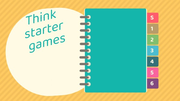 Think starter games | Genially
