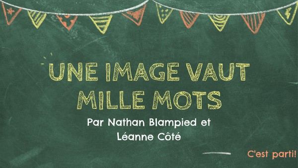 Une image vaut mille mots, analyse de caricature