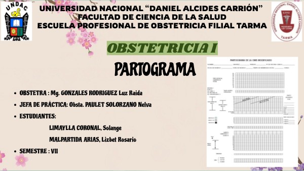 Partograma según OMS | Genially