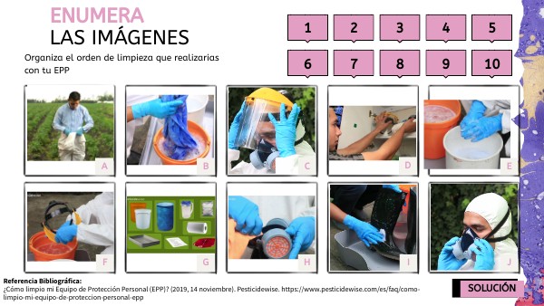ACTIVIDAD: ENUMERA EL PASO A PASO DE LA LIMPIEZA DE LOS EPP | Genially