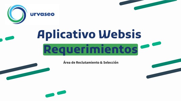 WEBSIS - REQUERIMIENTO INSTRUCTIVO | Genially