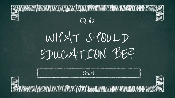EDUCATION QUIZ | Genially